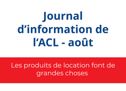 Journal d'information de l'ACL août 2025 | CRA